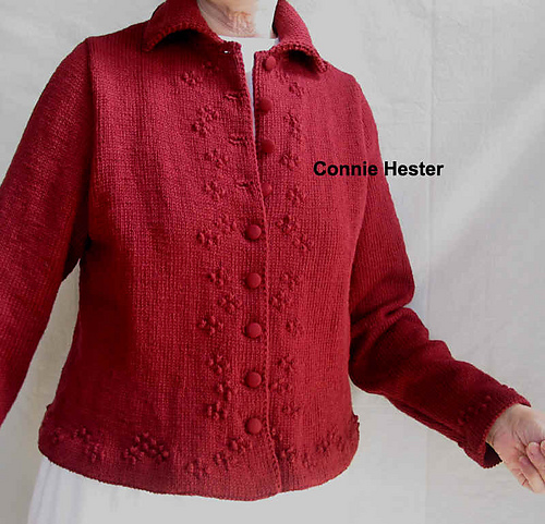 Ravelry: Peplum Jacket with Border Trim pattern by Connie Hester