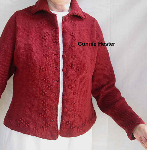 Ravelry: Peplum Jacket with Border Trim pattern by Connie Hester