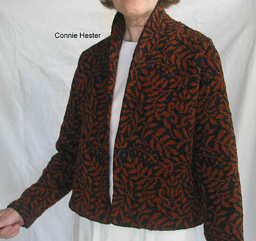 Ravelry: Stranded Shawl Collar Jacket pattern by Connie Hester