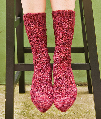 Ravelry: Gothic Spire Sock pattern by Cookie A