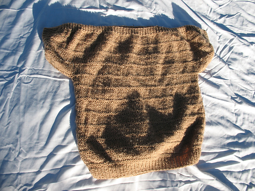 Ravelry: Garter Ridge Sweater pattern by Darla Sims