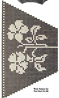 Ravelry: Crocheted Top for Foot Rest No. 688 pattern by Corticelli