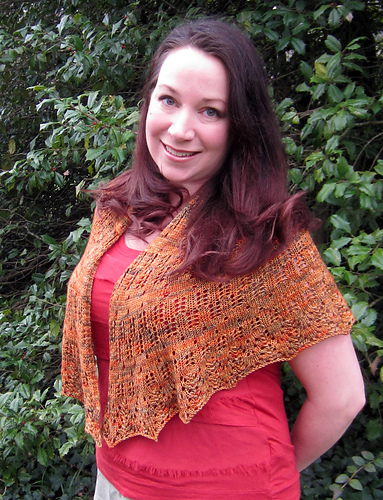 Ravelry: Feathered Shawl pattern by Elizabeth Helmich