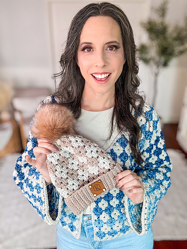 Ravelry: Diamond Granny Stitch Crochet Hat pattern by Briana K Designs