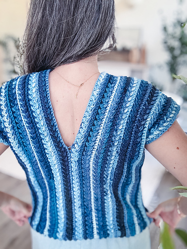 Ravelry: Braided Wheat Stitch™ Easy Summer Top pattern by Briana K Designs