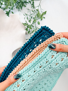 Ravelry: Reed Crossover Washcloth pattern by Briana K Designs