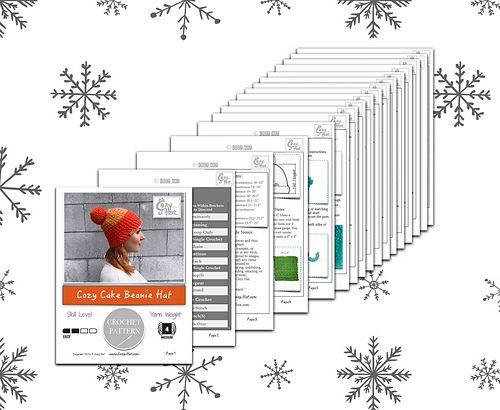 Ravelry: Cozy Cake Beanie Hat pattern by Ana