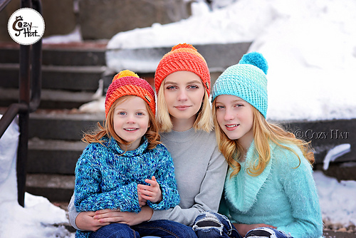 Ravelry: Cozy Cake Beanie Hat pattern by Ana