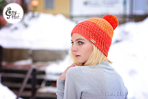 Ravelry: Cozy Cake Beanie Hat pattern by Ana