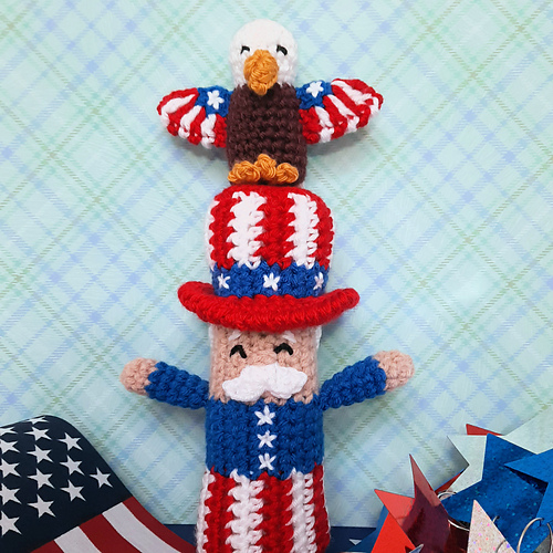 Ravelry: Uncle Sam and Eagle pattern by Cherie Marie Leck