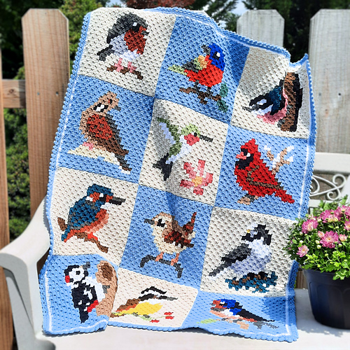 Ravelry: Bird Corner Set pattern by Cherie Marie Leck