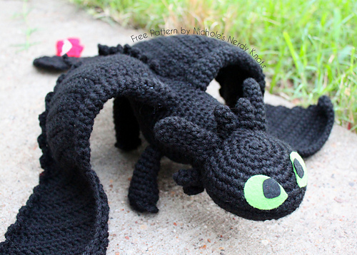 Ravelry: Toothless (Original) pattern by Nichole D