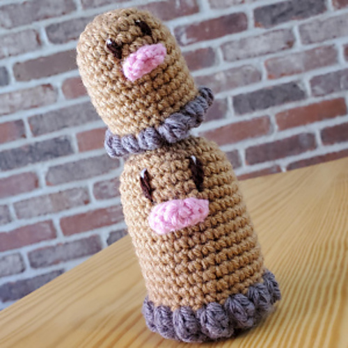 Ravelry: Diglett CrochetGO Pokemon pattern by Nichole D