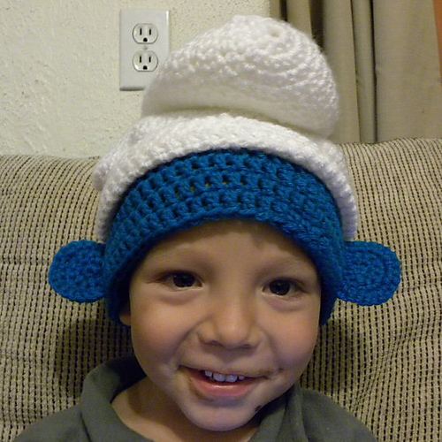 Ravelry: Little Blue Smurf Inspired Costume Hat pattern by KeriAnne ...
