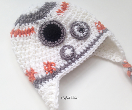 Ravelry: R2D2 Hat pattern by Corey Janssen