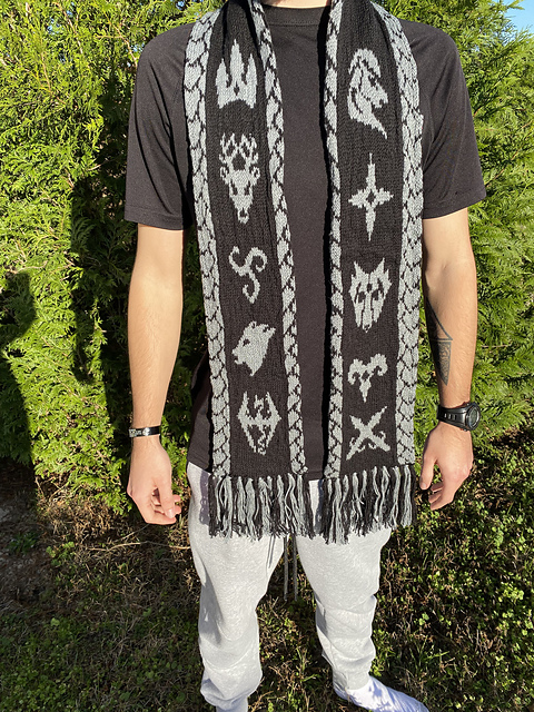 Ravelry: Skyrim Scarf pattern by Megan Garland