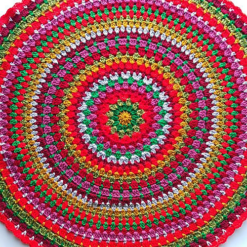 Ravelry: Mega granny mandala pattern by Crafternoon Treats