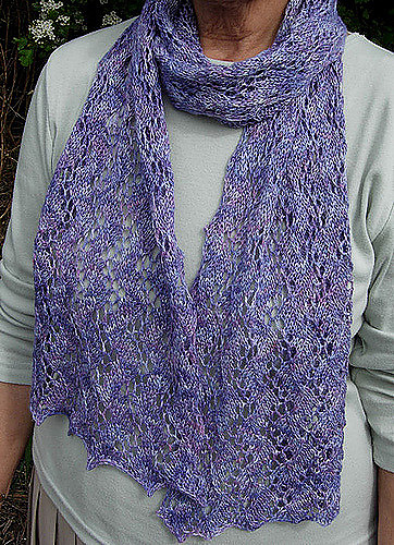 Ravelry: Swirls of Lace Scarf pattern by Knitting Pixie