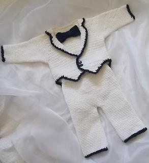 Ravelry: Jackson Tuxedo Set pattern by Kate Wagstaff