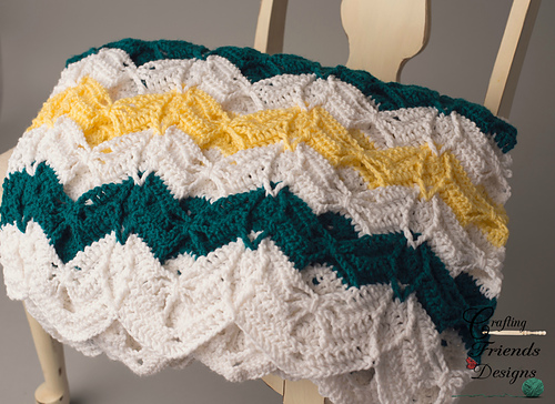 Ravelry: Diamond Burst Chevron Afghan pattern by Kate Wagstaff