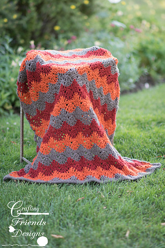 Ravelry: Ripple Lace Afghan pattern by Kate Wagstaff