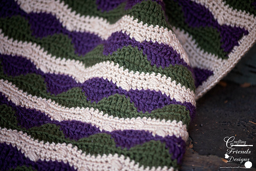 Ravelry: Majestic Waves Afghan pattern by Kate Wagstaff