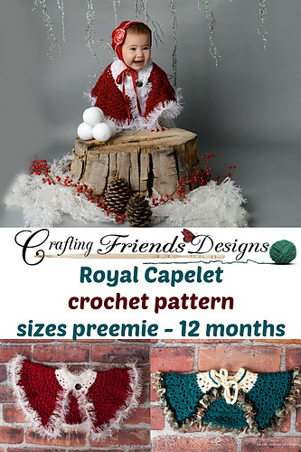 Ravelry: Royal Capelet pattern by Kate Wagstaff