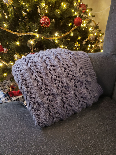 Ravelry: Lacy Knit Baby Blanket pattern by Yarnspirations Design Studio