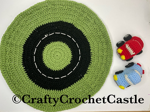 Ravelry: Car and Road Play mat pattern by Jenila Mathialagan