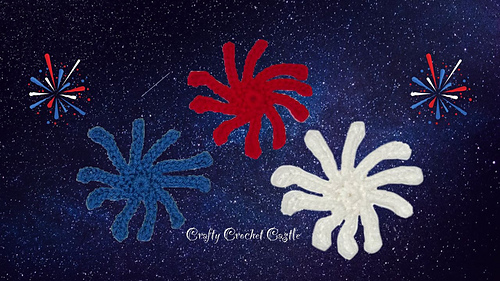 Ravelry: Fireworks Applique pattern by Jenila Mathialagan