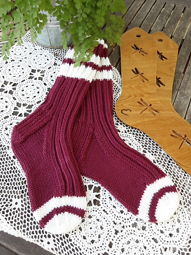 Ravelry: Barn Socks Two Point Oh pattern by Carol Roy