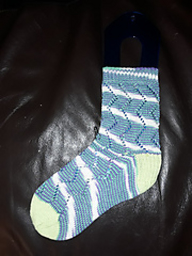 Ravelry: Lightning Socks pattern by A J and Ray Creations
