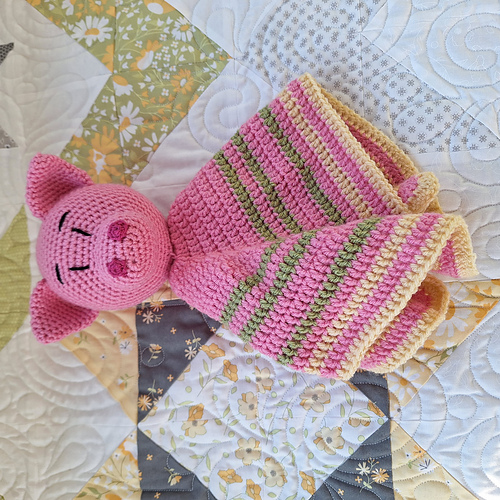 Ravelry: Little Piggy Lovey pattern by Jenny Ryan