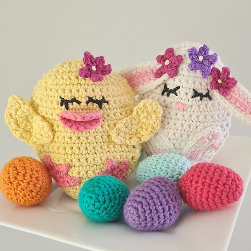 Ravelry: Easter Surprise Reversible Bunny Egg Duck pattern by Crafty Gumnut