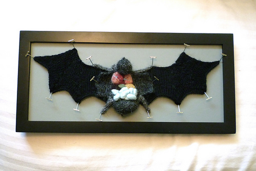 Ravelry: Knitted Bat Specimen pattern by Emily Stoneking