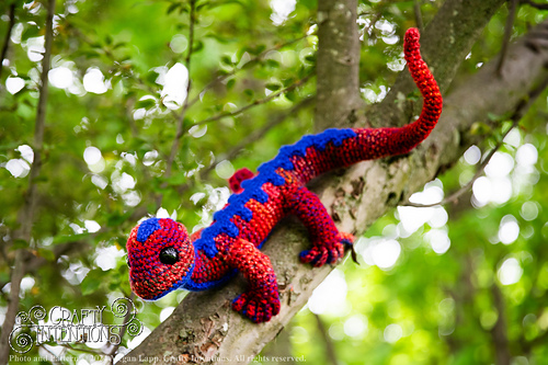 Ravelry: Medium Fantasy Salamanders Set 2 pattern by Megan Lapp