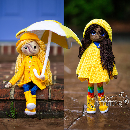 Ravelry: Doll Add-on: Rainy Days pattern by Megan Lapp