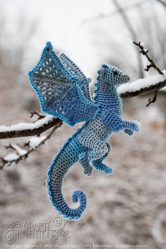 Ravelry: Charming Lace Wing Dragon pattern by Megan Lapp