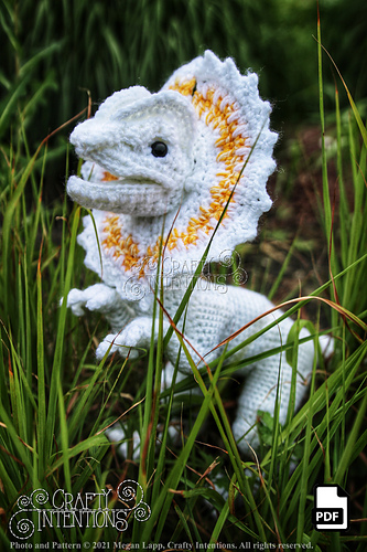 Ravelry: Dilophosaurus pattern by Megan Lapp