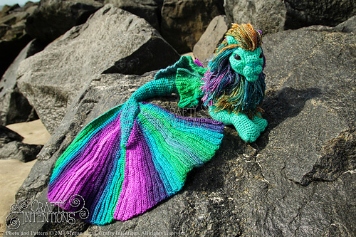Ravelry: Add-On Merlion Tails and Fins pattern by Megan Lapp