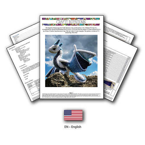 Ravelry: Medium Wyvern pattern by Megan Lapp