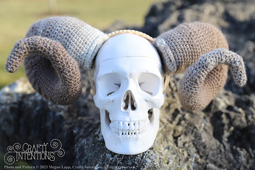 Ravelry: Wearable Ram Horns Set 1 pattern by Megan Lapp