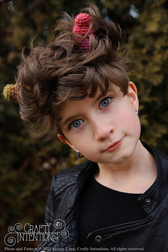 Ravelry: Wearable Imp Horns Set 2 pattern by Megan Lapp