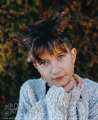 Ravelry: Wearable Imp Horns Set 2 pattern by Megan Lapp