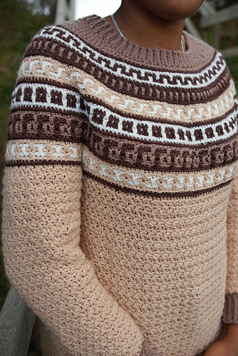 Ravelry: Cappuccino Sweater pattern by Mary Etheridge
