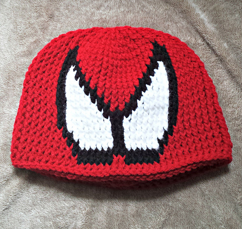 Ravelry: Spider Man Graph Hat pattern by Jessica czech