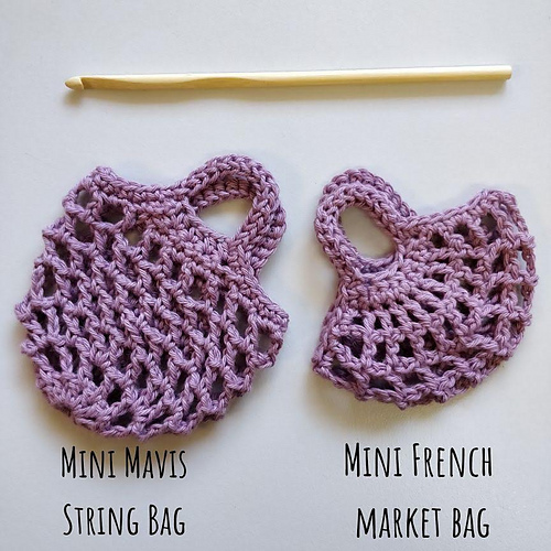 Ravelry: Mini Mavis String Bag pattern by Mother bunch