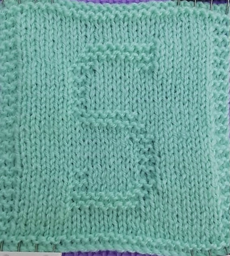 Ravelry: Alphabet square letter S pattern by Sammy Bristow