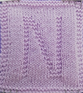Ravelry: Alphabet square letter N pattern by Sammy Bristow