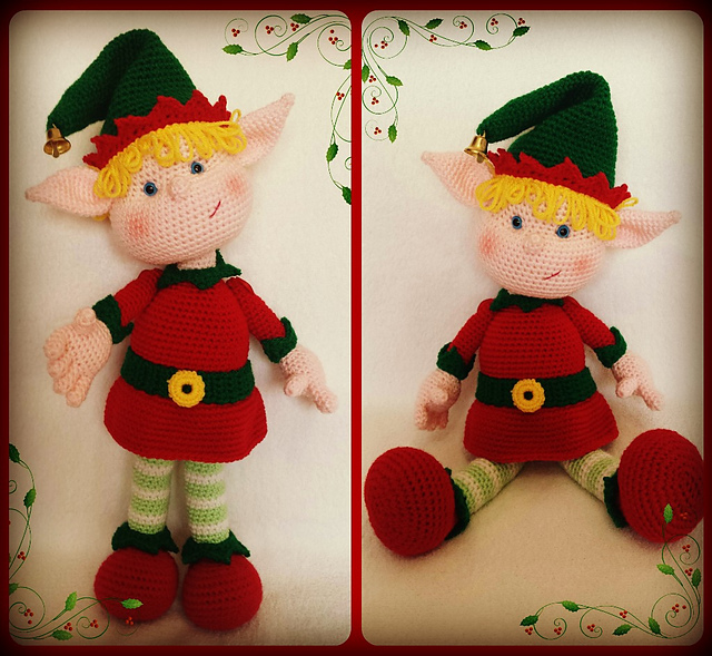 Ravelry: Eli The Elf pattern by Sharonlee Holder